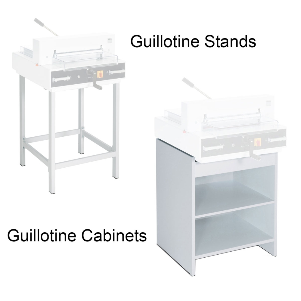 Guillotine Stands & Cabinets - PDC Presentation Solutions Ltd